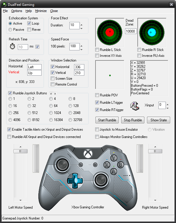 iFeelPixel support: Joystick Data